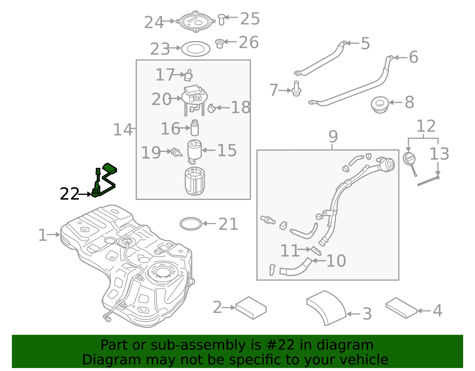 94460-S8300 - Fuel Gauge Sending Unit 2023-2024 Kia Telluride | Kia ...