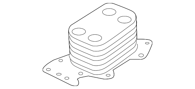 2009-2012 Audi Q7 Oil Cooler 059-117-021-K | Audi USA Parts