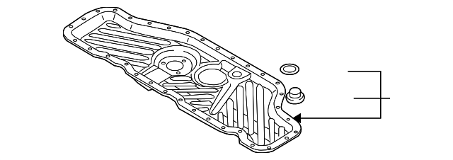 2009-2012 Volkswagen Touareg Oil Pan 059-103-602-F | QuirkParts