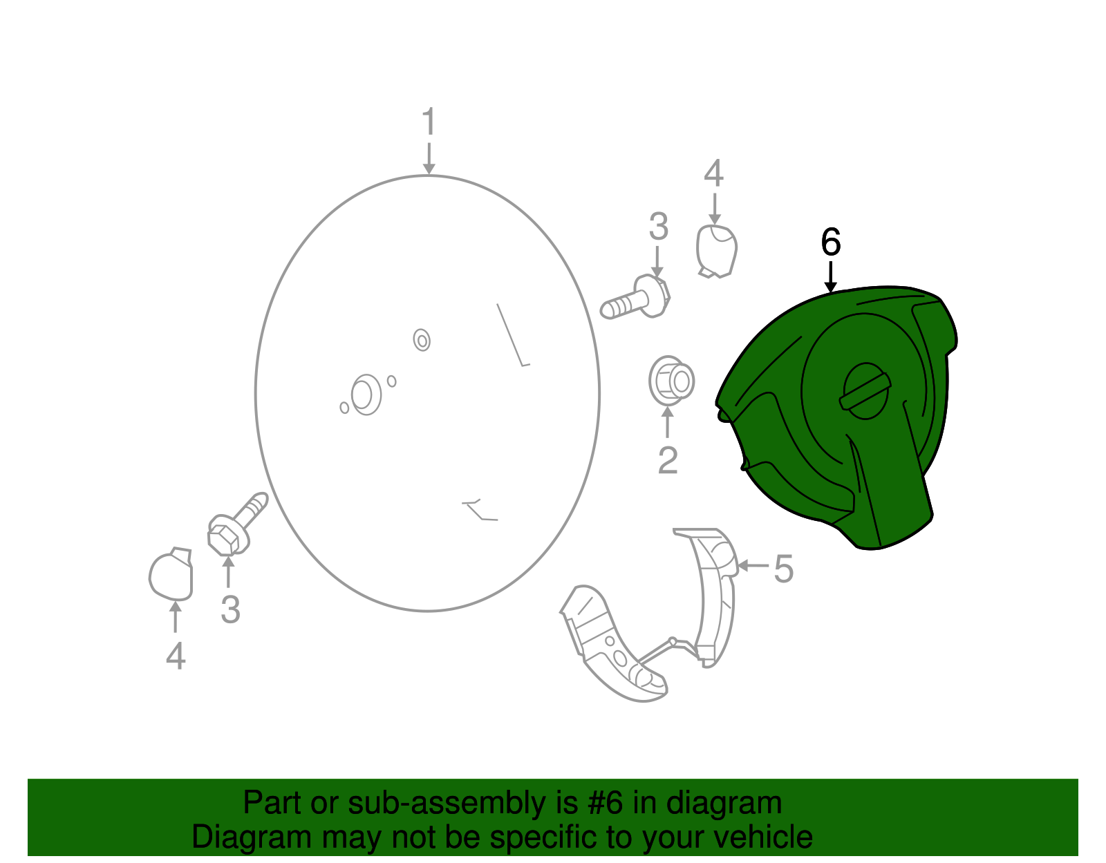 2008-2015 Nissan Driver Air Bag K8510-JM10A | Bill Kay Nissan Parts