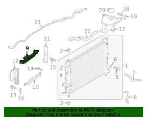 21578-5NA0A (215785na0a) - 2019-2020 Infiniti QX50 Air Guide | Infiniti ...