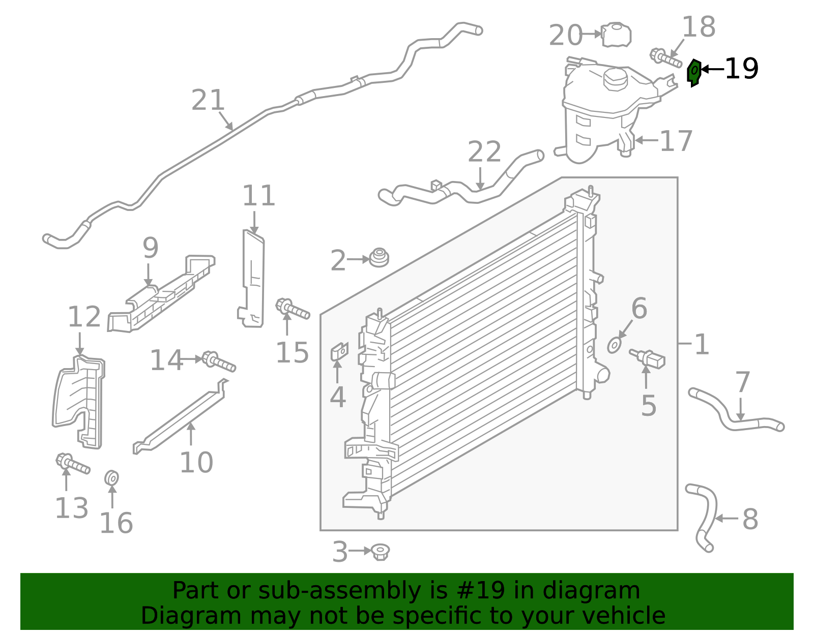 2019-2020 Infiniti QX50 Reservoir Bracket 21745-5NA0A | Infiniti of ...
