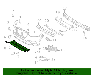 2018-2021 Nissan Kicks Lower Deflector 62660-5RB0A | OEM Parts Online