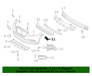 2018-2021 Nissan Kicks Side Retainer 62225-5RB0A | Parts for Nissans