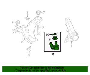 43330-39845 - Ball Joint - 2007-2018 Lexus | My L Parts