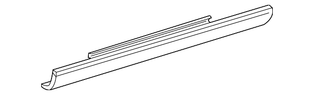 209-698-03-54-9999 - Rocker Molding - 2003-2009 Mercedes-Benz ...