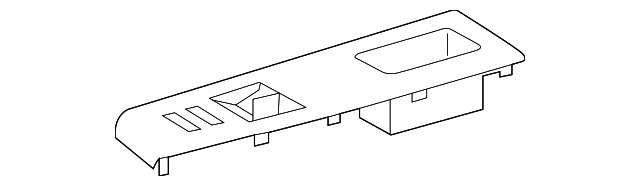 2012-2014 Toyota Yaris Door Switch Trim Panel (Left, Front, Upper ...