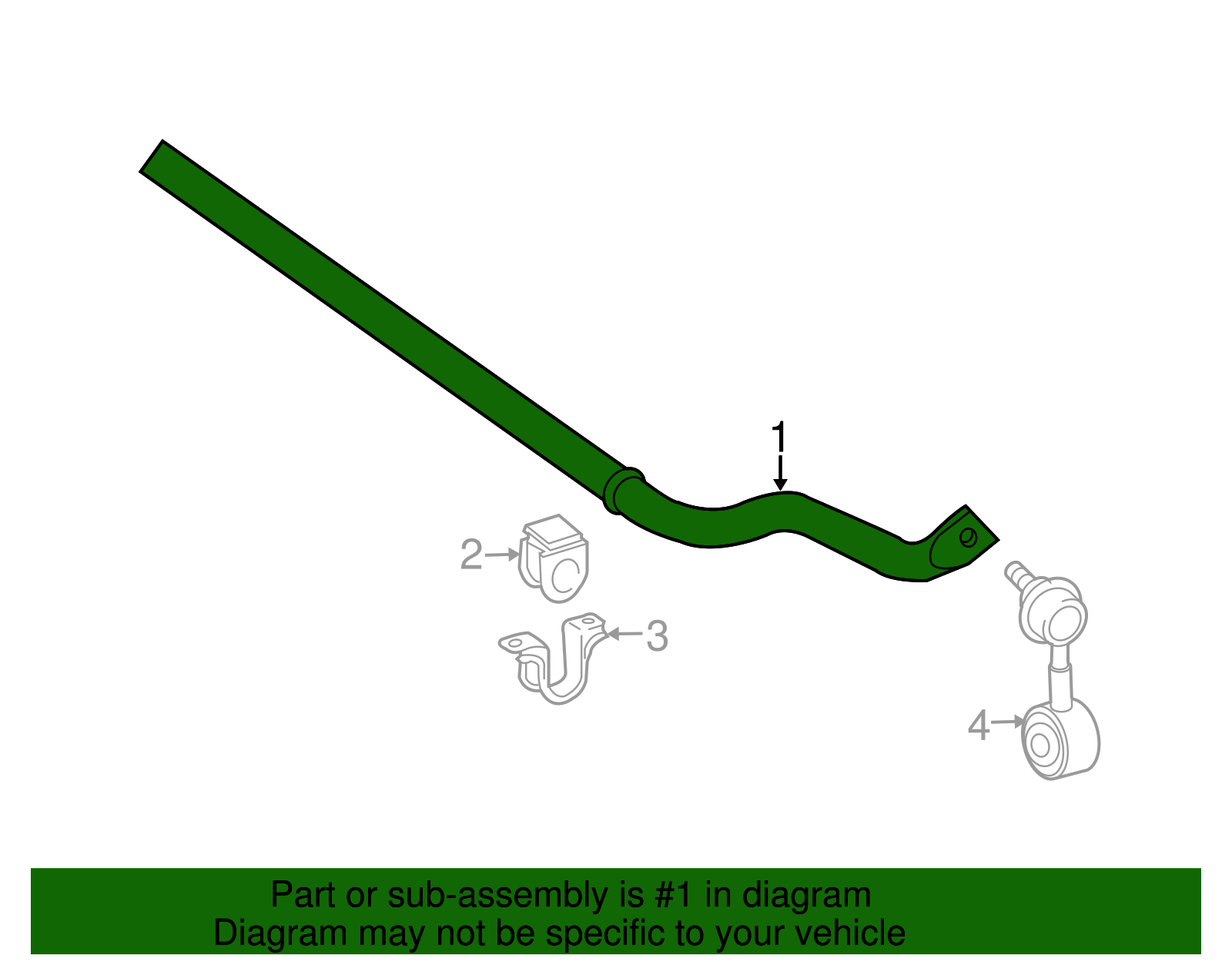 2007-2021 Toyota Tundra Stabilizer Bar 48811-0C020 | Toyota Parts Center