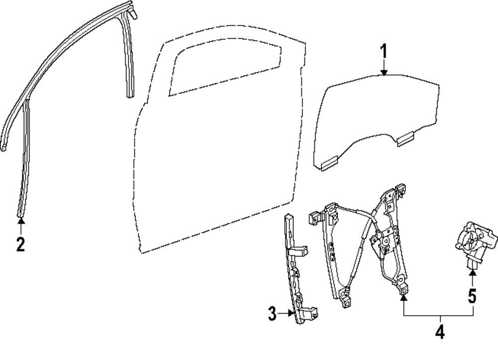 2024-2025 GM Window Motor 84822730 GM | GMPartsDirect.com