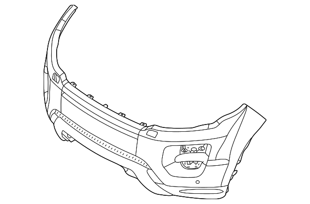 Genuine OEM Bumper Cover Part# LR059625 Fits 2016-2019 Land Rover Range ...