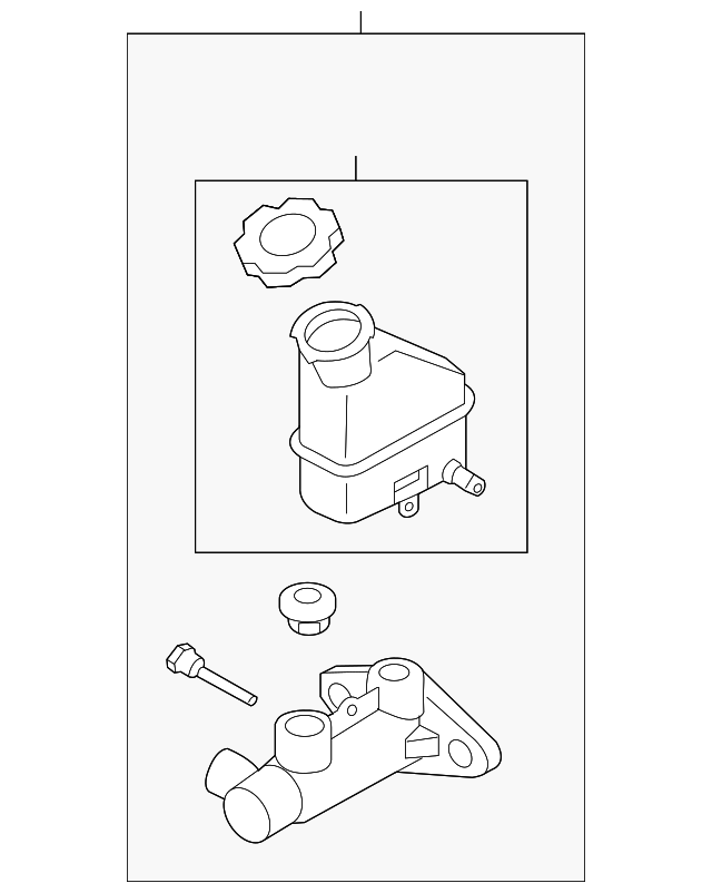 2014-2015 Kia Sorento Master Cylinder 58510 2W800 | TascaParts.com