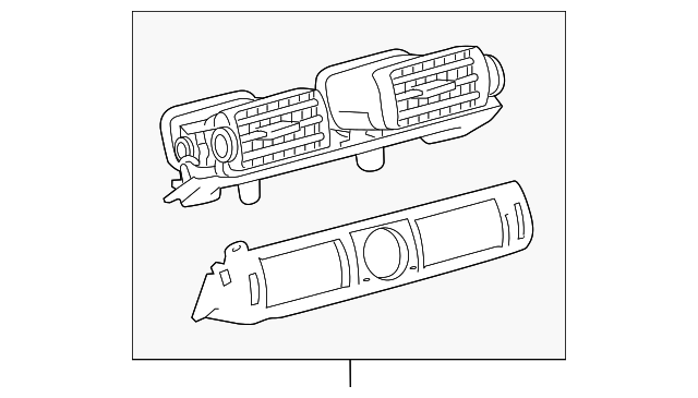 55670-24070-C0 - Center Grille 2015 Lexus | Lexus Parts Outlet