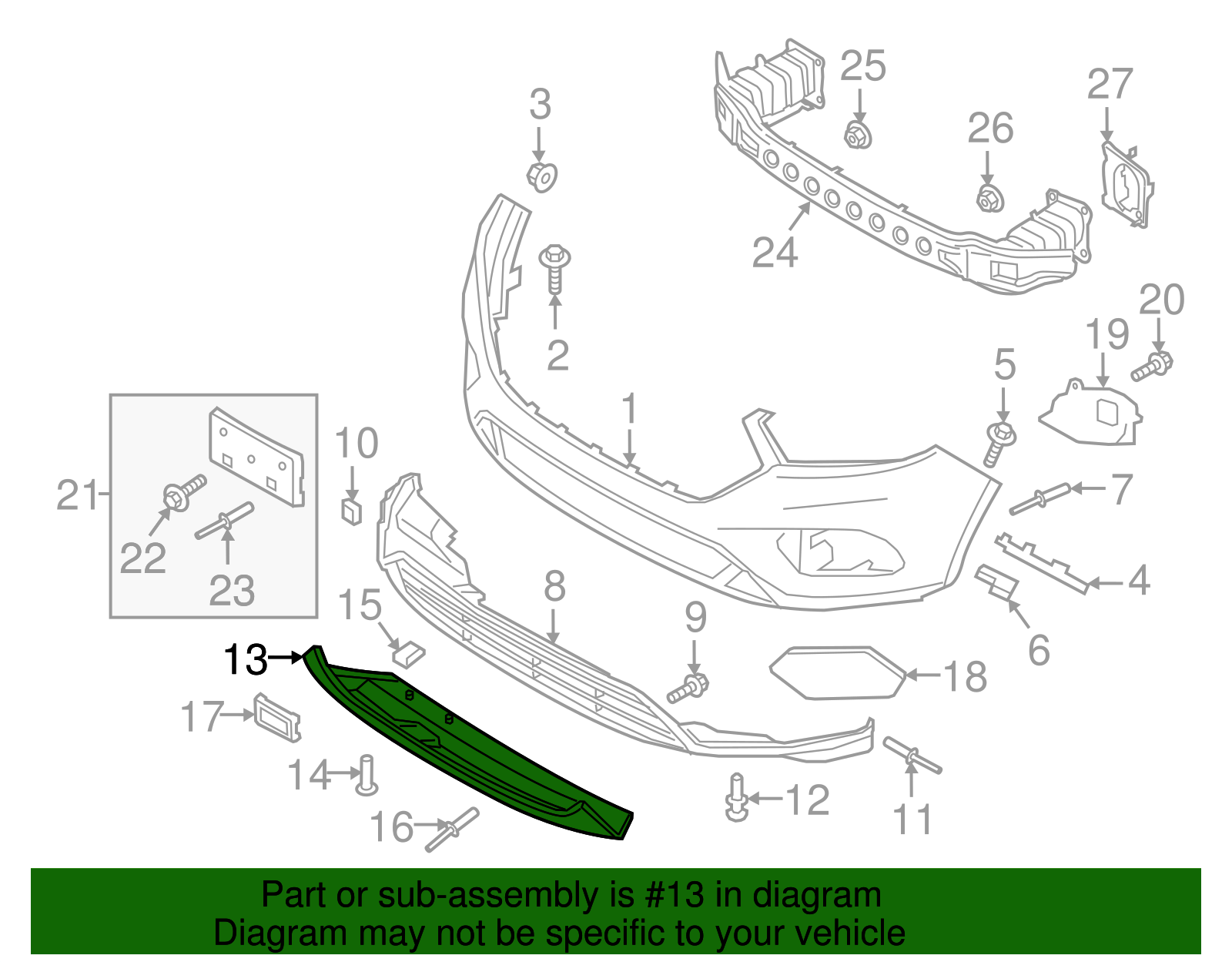 Ford Dealership 2017-2019 Ford Escape Trim Molding GJ5Z-8419-BA | Ford ...