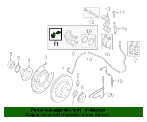34116852852 - 2011-2021 BMW Brake Bleeder Screw (34-11-6-852-852) | BMW ...