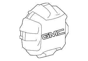 2021-2025 GMC Front and Rear Wheel Trim Cap 84627947 GM | GMPartsDirect.com
