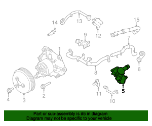 Genuine OEM Engine Coolant Thermostat Kit Part# JDE39956 Fits 2018-2021 ...
