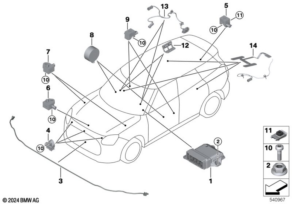 2023-2025 Mini Acceleration Sensor 65779496816 | Retail Performance ...