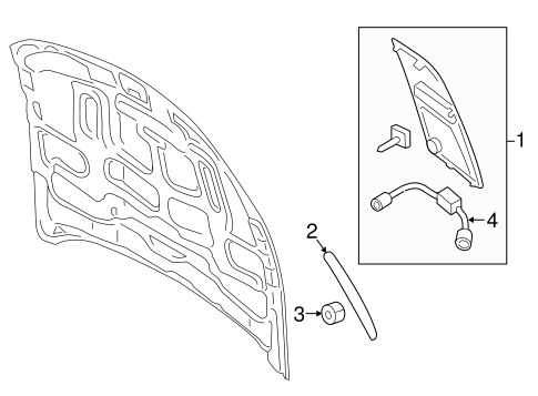 Exterior Trim - Hood for 2016 Ford Mustang | OEM Parts Online