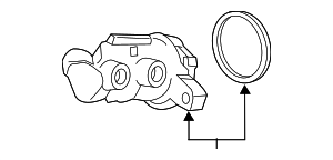 2016-2019 Chevrolet Malibu Master Cylinder 84118589 | GMPartsDirect.com