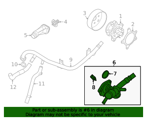 25600-2B750 - Engine Coolant Outlet Flange 2020-2024 Kia | Kia.Parts Store