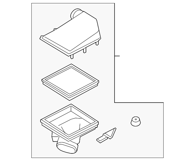 13-71-7-604-404 - Air Cleaner Assembly - 2011-2019 BMW | BMW Parts Exchange