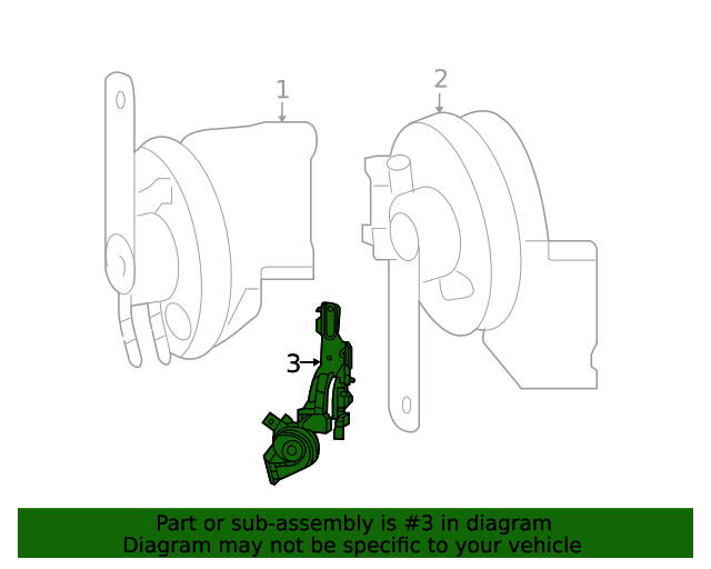 253-540-21-20 - Horn 2018-2021 Mercedes-Benz | Mercedes-Benz USA Parts