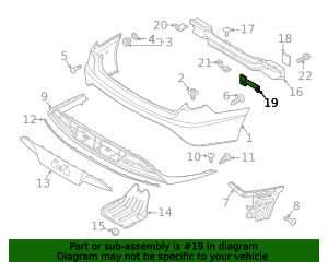 2020-2024 Hyundai Sonata Bumper Impact Bar Brace 86641-L5000 ...