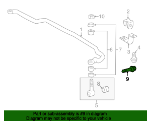 90119-10765 - Stabilizer Link Bolt 1998-2007 Toyota Land Cruiser ...