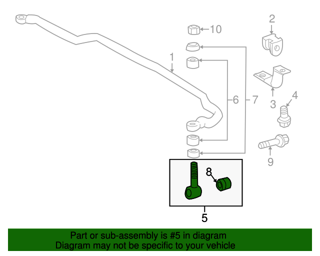 48820-60032 - Stabilizer Link - 1998-2007 Toyota Land Cruiser | Lithia ...
