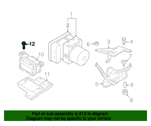 Genuine BMW 07-11-9-904-371 | Stab Control Module Bolt | FREE Shipping ...