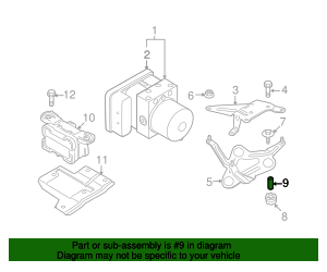 Genuine BMW 34-50-6-781-284 | Mount Bracket Spacer | FREE Shipping on ...