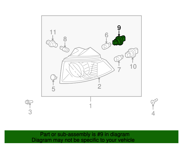 2004-2015 Acura Socket 33302-S5A-A01 | OEM Parts Online