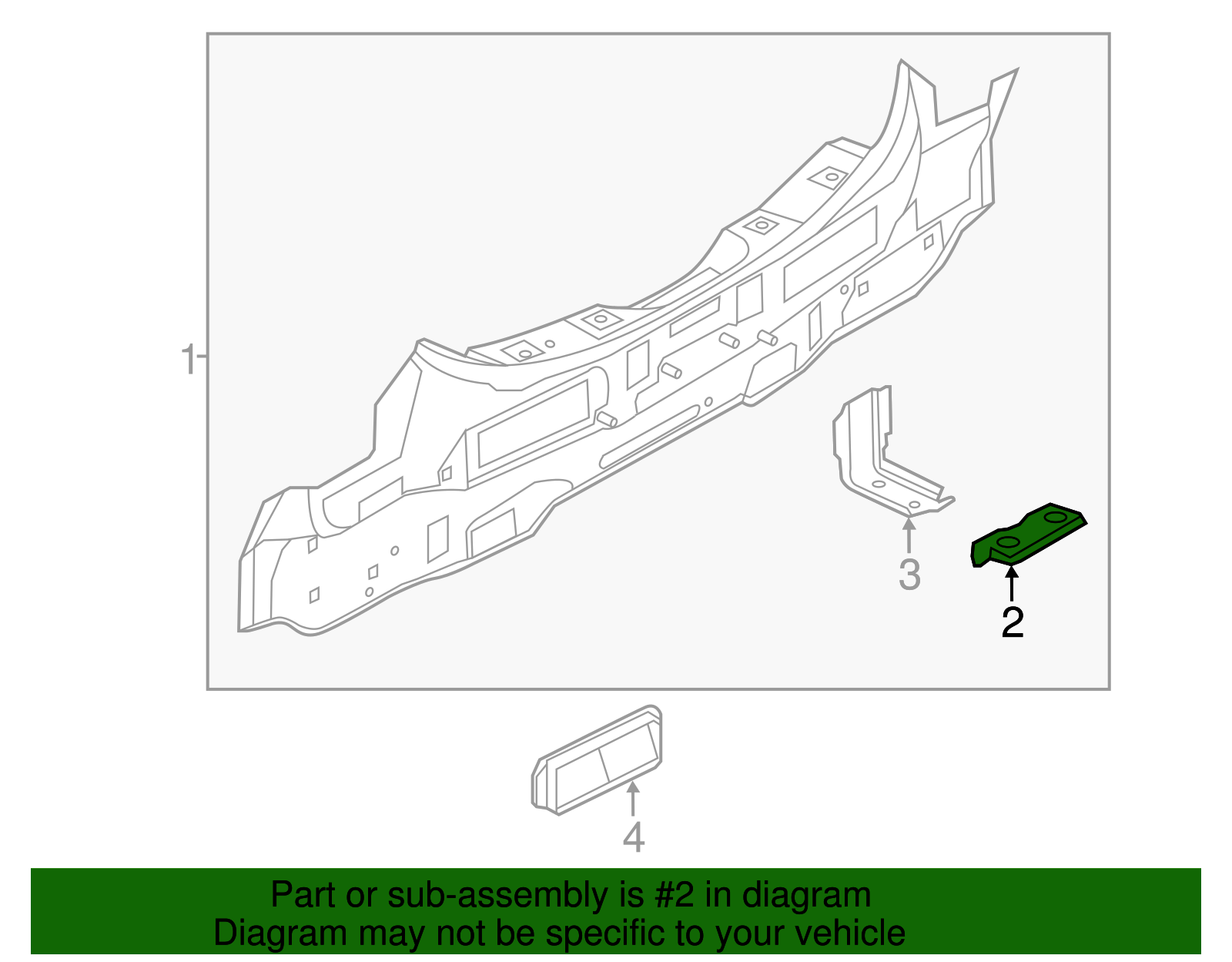 2018-2025 Nissan LEAF Rear Body Panel Retainer H5240-5SAMA | Nissan RVA