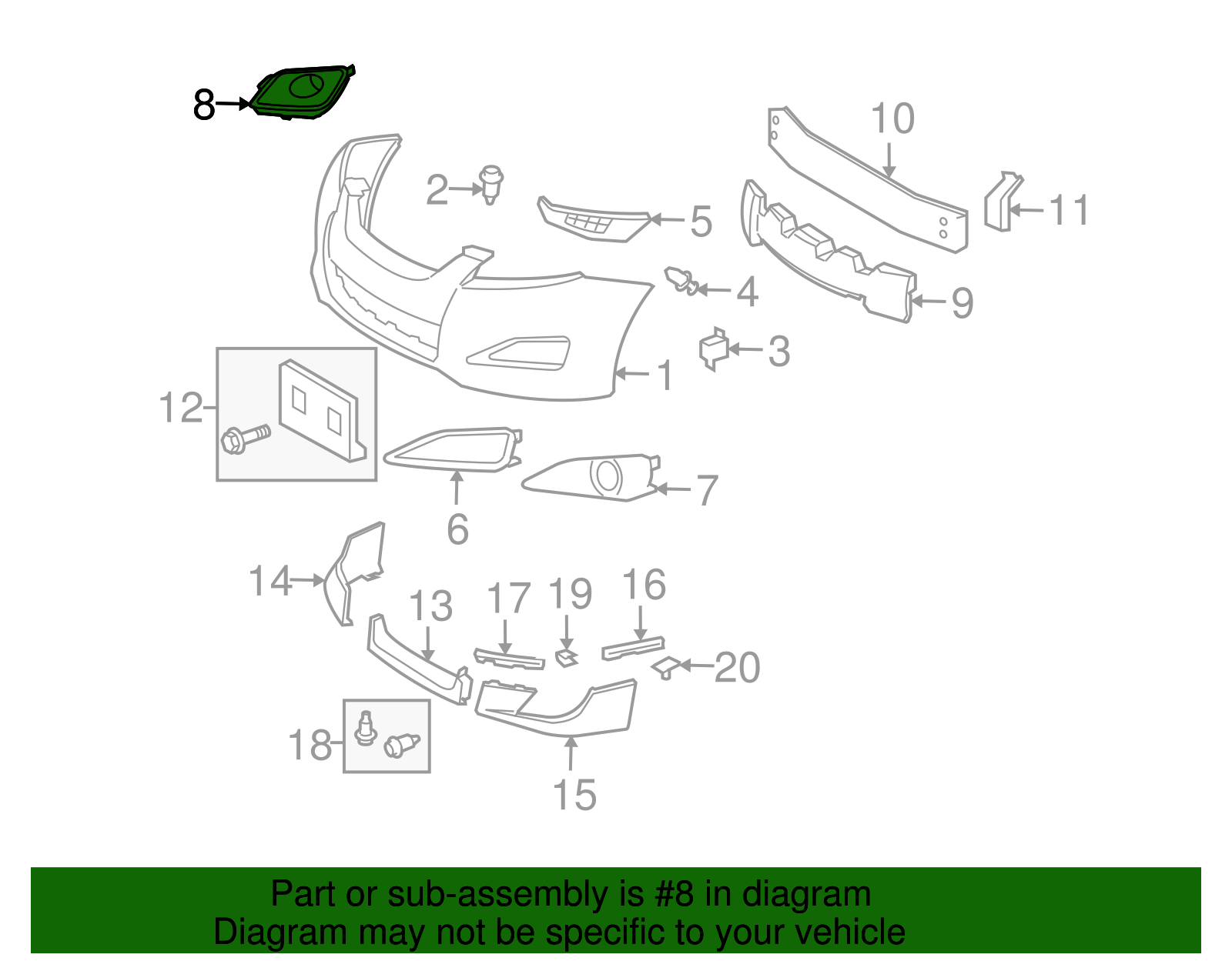2009-2010 Toyota Matrix Hole Cover 81481-02130 | Toyota San Diego Parts