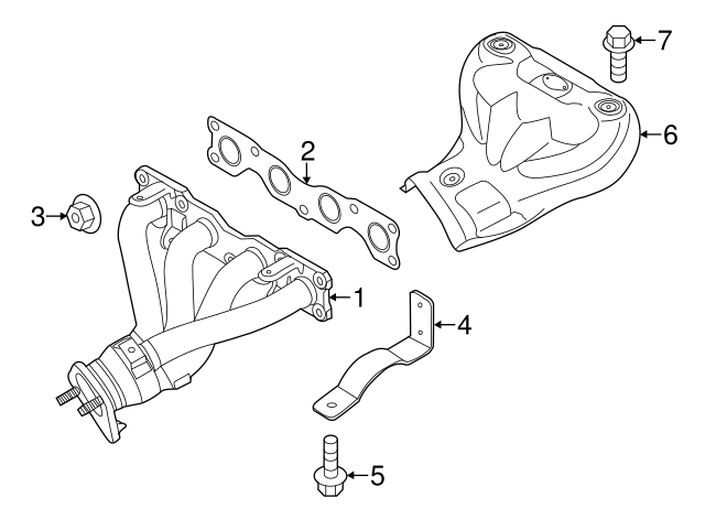 28521-2E000 - Manifold Gasket - 2011-2021 Hyundai | Joseph Airport Hyundai