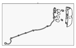 2016-2018 GMC Sierra 1500 Rear Passenger Side Body Structure Stop Lamp ...