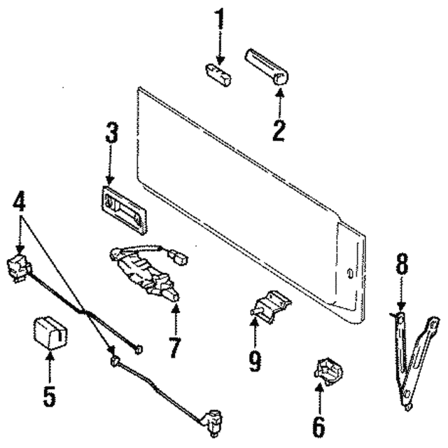 1991-1997 Toyota Land Cruiser Check Arm 65706-60012 | Toyota Parts Center
