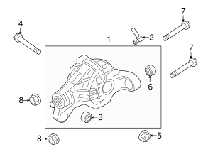 2012-2018 Porsche Cayenne Drive Axle Assembly 958-350-011-16 | Porsche ...