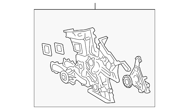 1131031020 - 2007-2018 Lexus RX350 ES350 RX450h Lower Front Engine ...