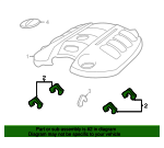 2008-2015 GM Intake Manifold Cover Insulator 92068664 GM ...