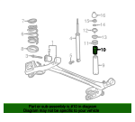 2013-2015 Chevrolet Spark Rear Shock Absorber Bumper 95154454 GM ...