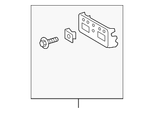 52114-0E180 - License Bracket For 2020-2022 Lexus | Lexus OE Parts