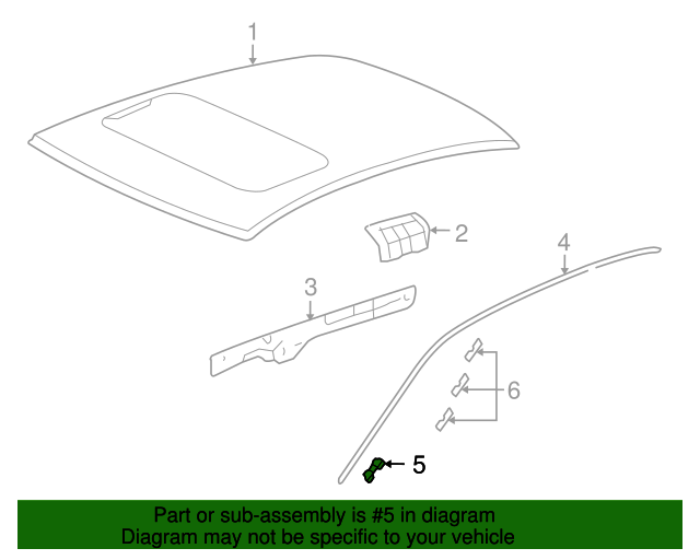 73154-TP6-A01 - Clip A Windshield (White) - 2010-2015 Honda | Honda Car ...