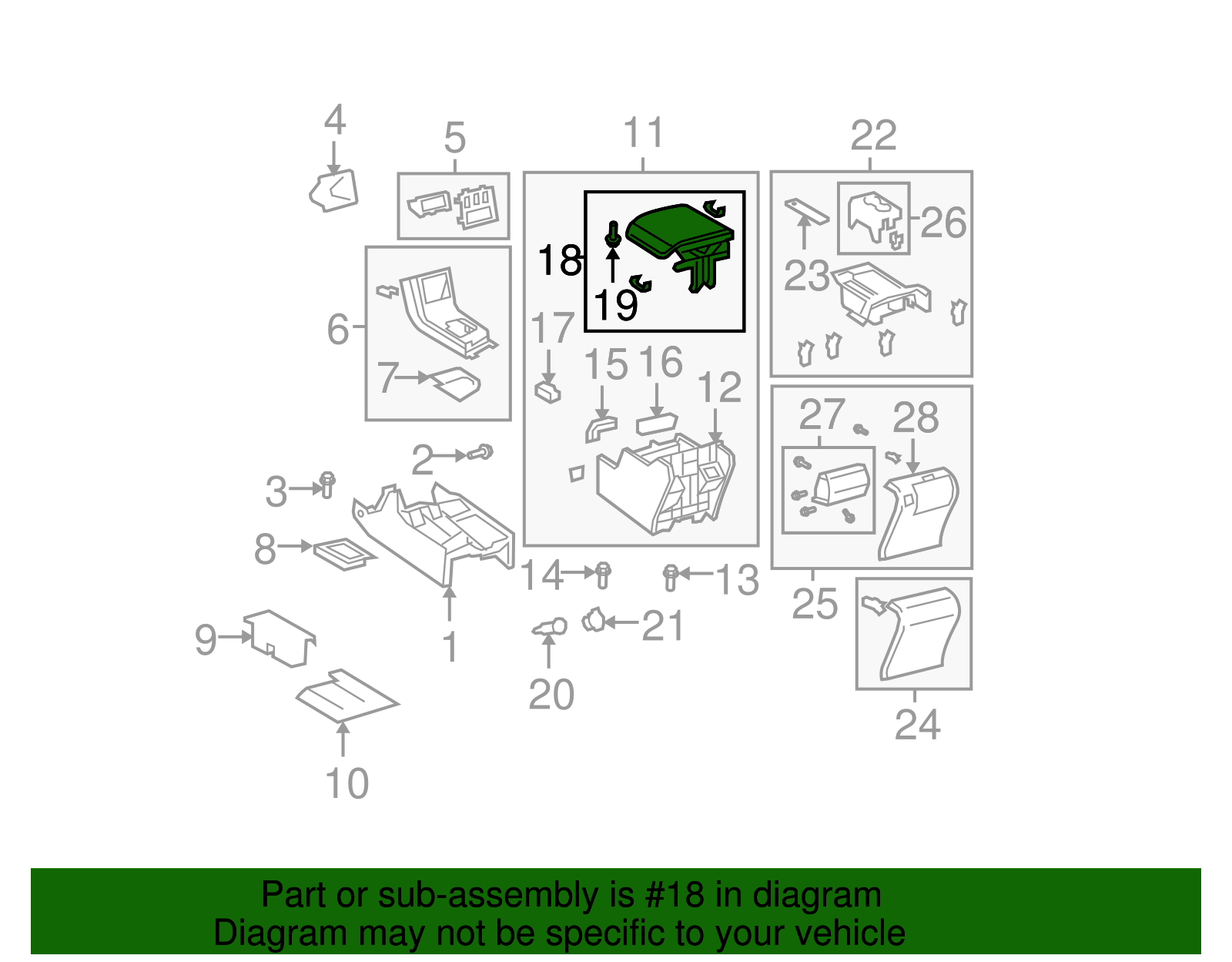 Genuine Toyota Door part# 58905-0C032-B0 for 2007-2022 Toyota ...