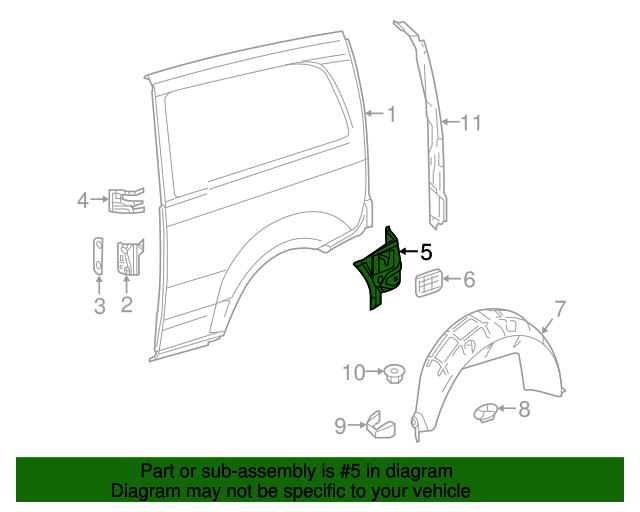 2016-2023 Mercedes-Benz Metris Lower Panel 447-630-02-05 | MB OEM Parts