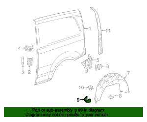 639-889-00-25-9051 - Front Cover 2016-2020 Mercedes-Benz Metris ...