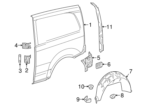 Side Panel & Components for 2018 Mercedes-Benz Metris | Mercedes-Benz ...