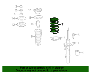 Coil Spring - 2008-2015 Land Rover LR2 (LR019982) | Land Rover ...