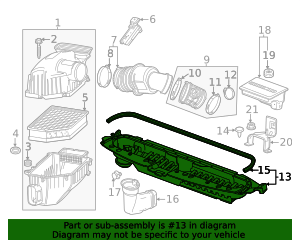 84652599 - Intake Air Baffle 2020-2023 GM | Chevrolet Parts Direct