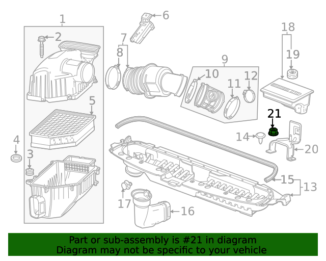 2016-2023 GM Multi-Purpose Nut 11546365 | GMPartsDirect.com